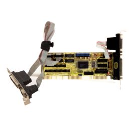 KENTECH IDE PLUS-V3L MULTI-I/O IDE FLOPPY CONTROLLER ISA CARD + COM BRACKET